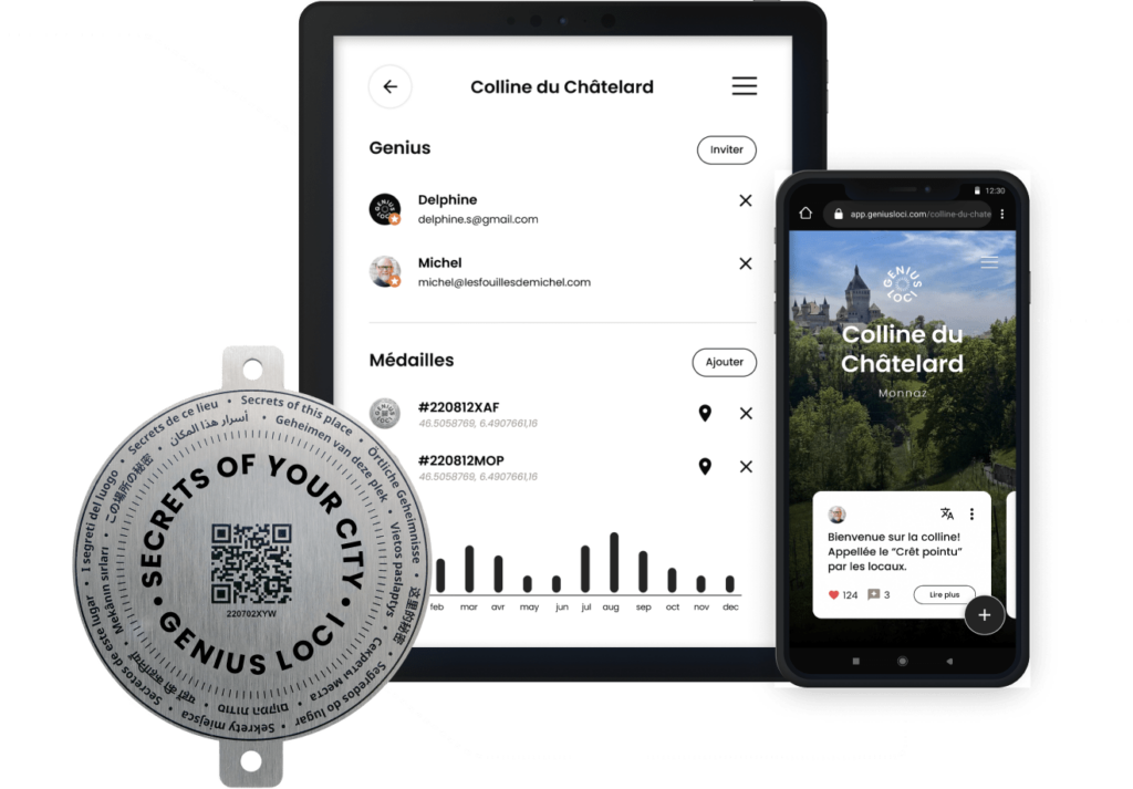 Genius Loci QR Medals - Cultural Heritage Enhancement